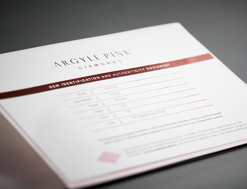 Authenticity - Australian Diamond Portfolio